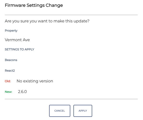 How To Turn On Auto Update For Beacon Firmware In The Customer Portal React Mobile